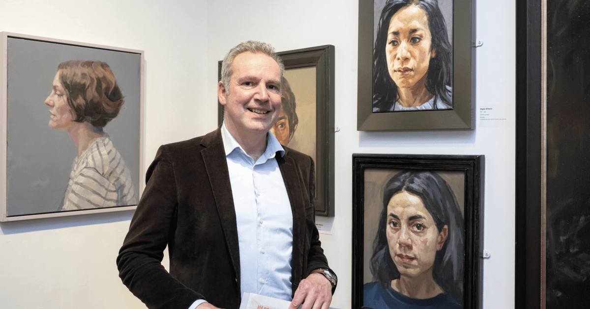 Celebrating the winner of The William Lock Portrait Prize | Mall Galleries